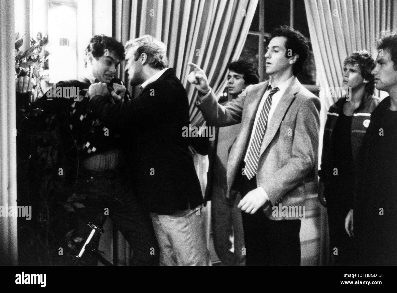 BACHELOR PARTY, Tom Hanks, Robert Prescott, Adrian Zmed, William Tepper ...