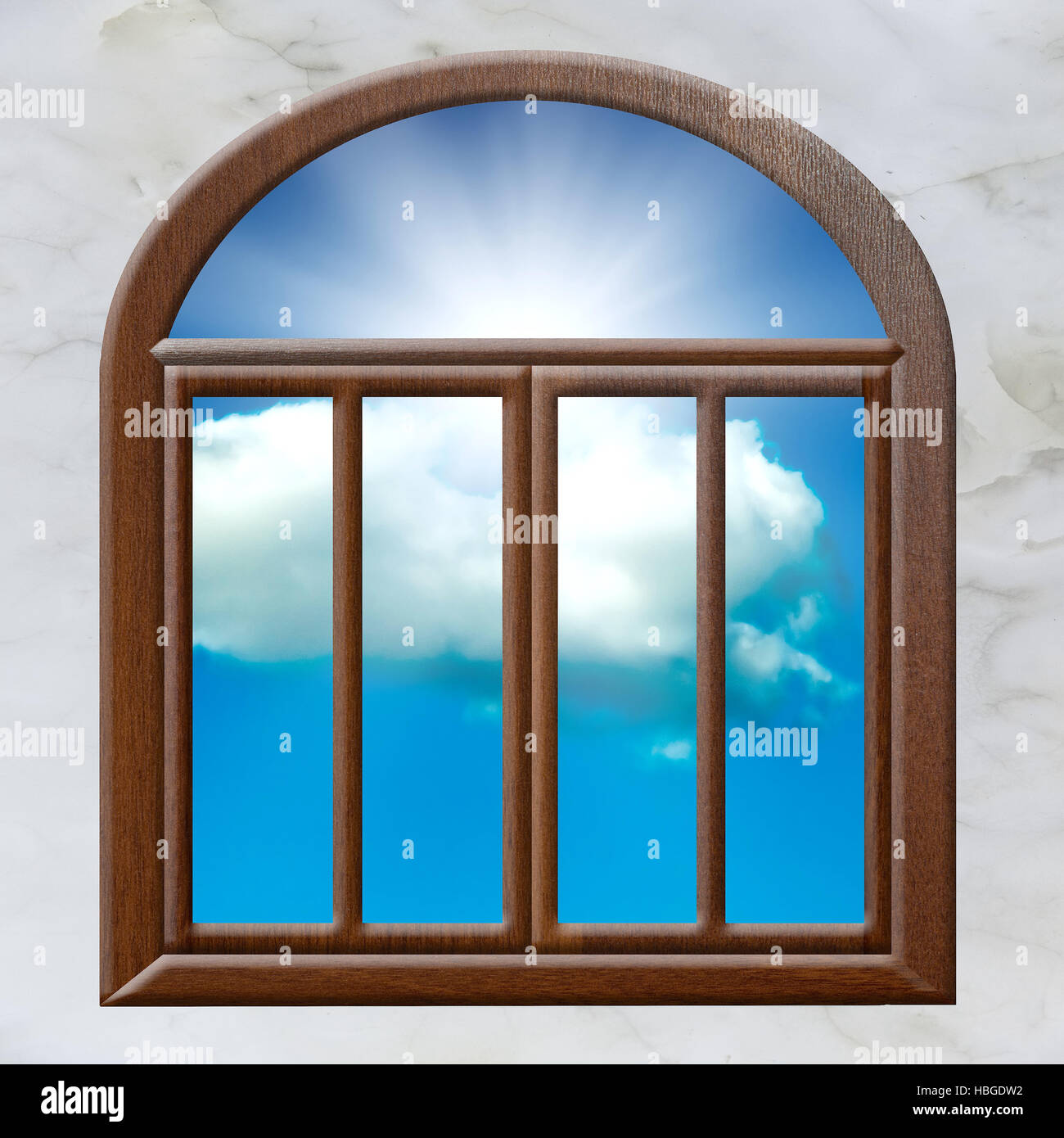 open window cloud sun Stock Photo - Alamy