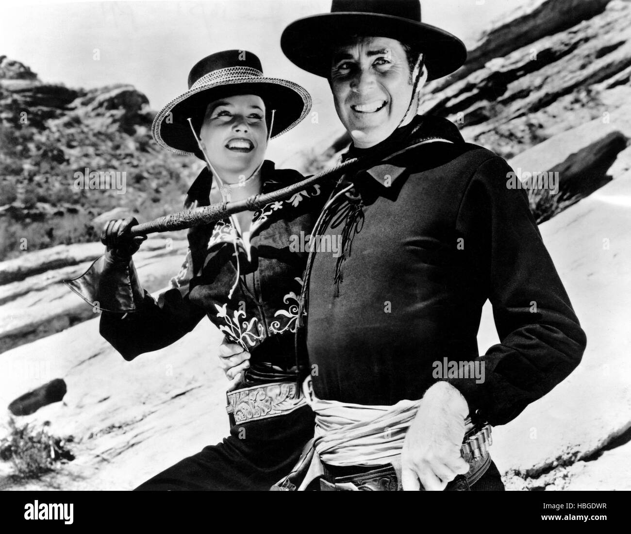 THE BANDIT QUEEN, from left, Barbara Britton, Phillip Reed, 1950 Stock ...