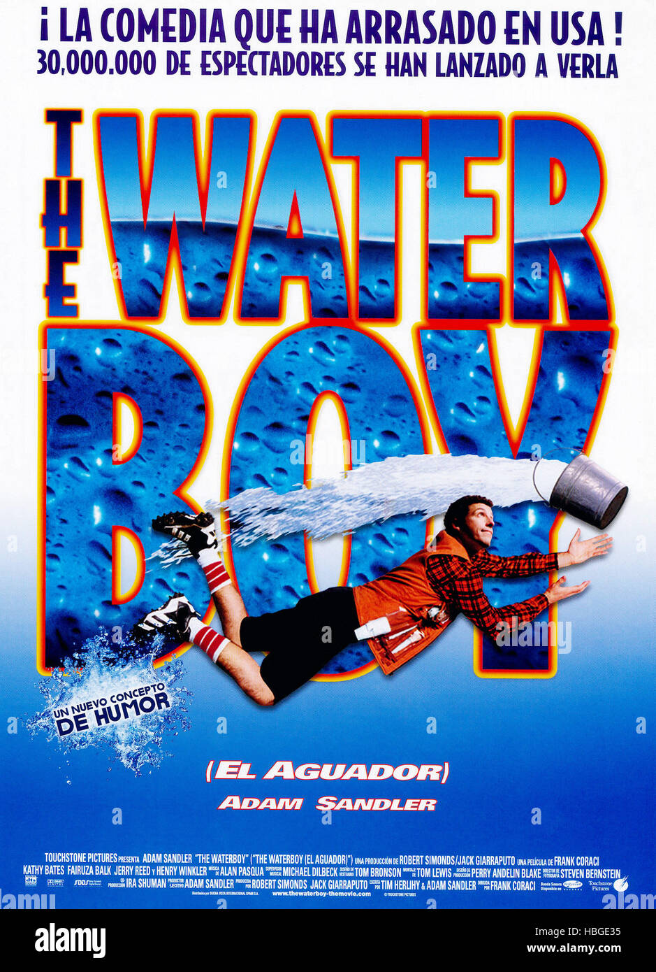 THE WATERBOY, Adam Sandler, 1998, © Buena Vista/courtesy Everett ...