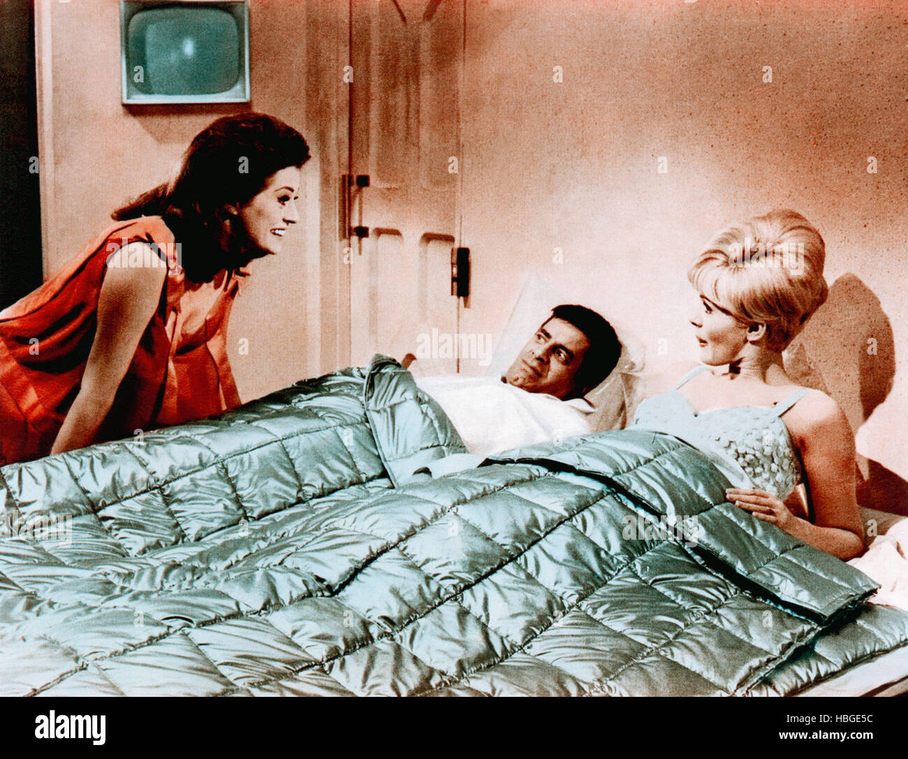 WAY...WAY OUT, from left: Anita Ekberg, Jerry Lewis, Connie Stevens ...