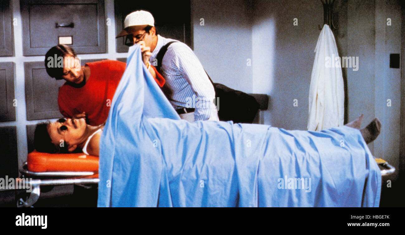 WEEKEND AT BERNIE'S II, Terry Kiser (lying down), standing from left ...