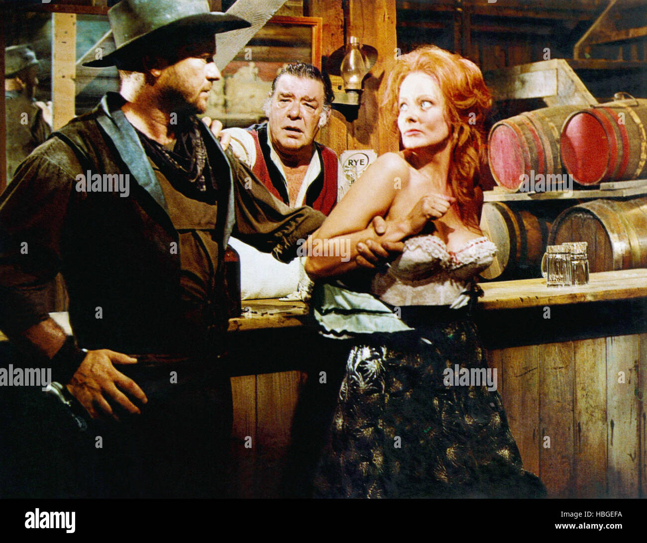 WELCOME TO HARD TIMES, from left, Aldo Ray, Lon Chaney, Jr., Janis ...