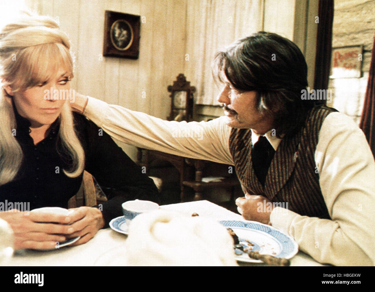 THE WHITE BUFFALO, from left: Kim Novak, Charles Bronson, 1977 Stock ...