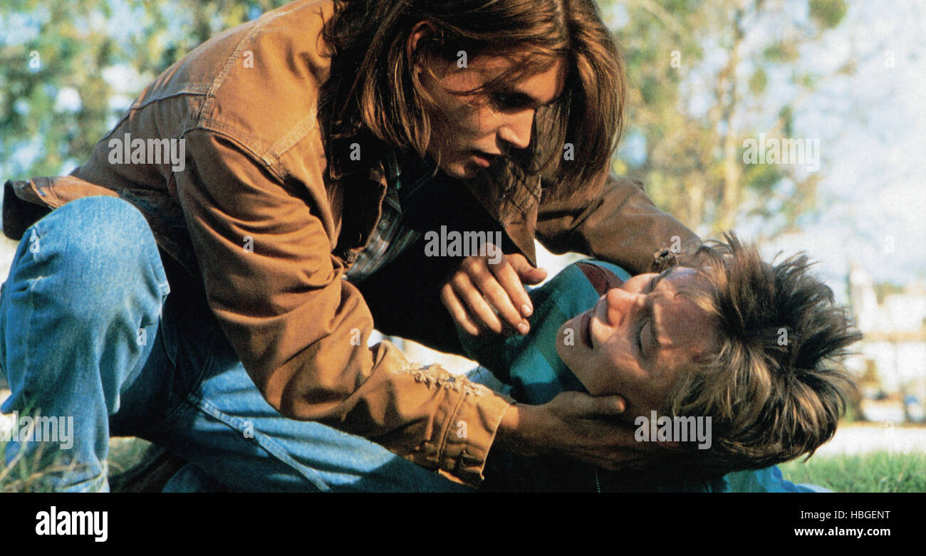 WHAT'S EATING GILBERT GRAPE, from left: Johnny Depp, Leonardo DiCaprio ...