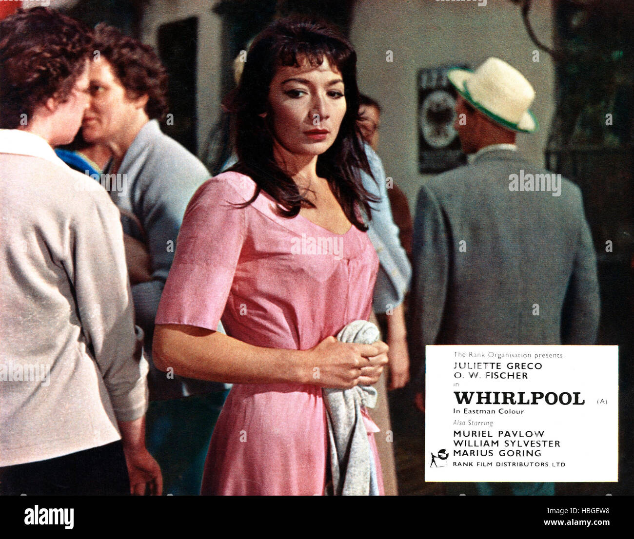 WHIRLPOOL, Juliette Greco (center), 1959 Stock Photo - Alamy