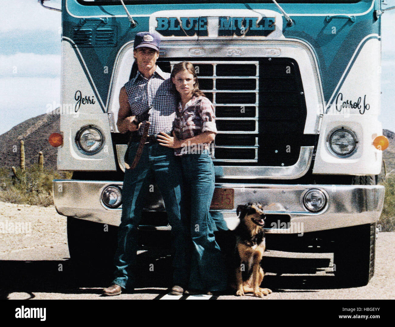 WHITE LINE FEVER, from left, Jan-Michael Vincent, Kay Lenz, 1975 Stock ...