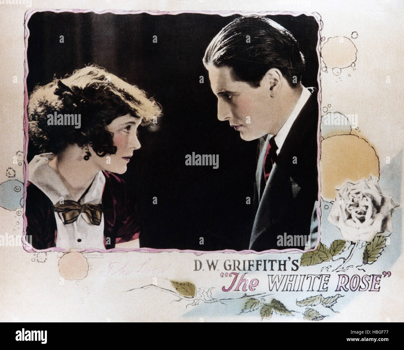 THE WHITE ROSE, from left, Carol Dempster, Ivor Novello, 1923 Stock ...