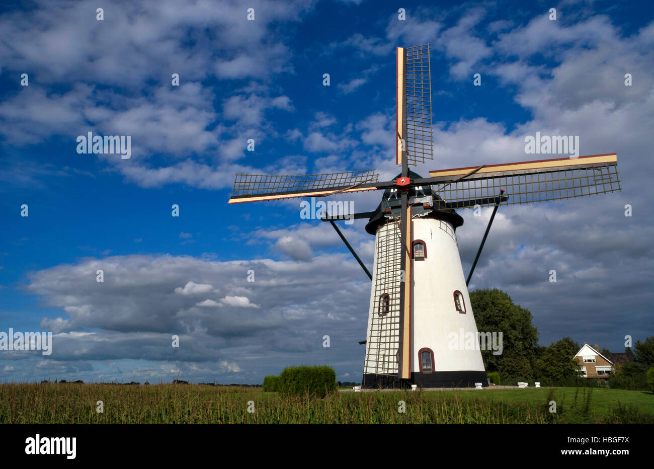 The White Mill Stock Photo - Alamy