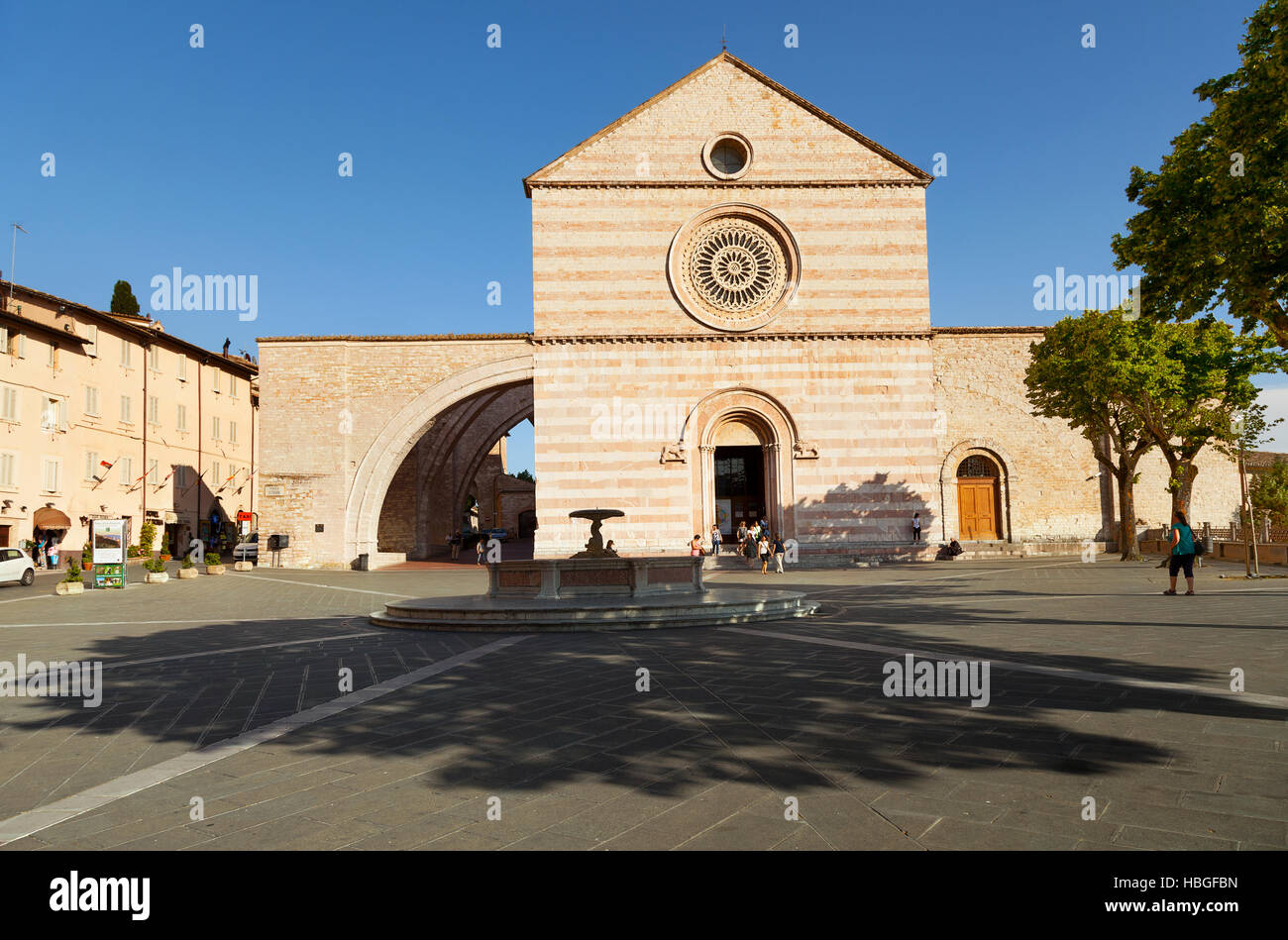 Church in Assisi, Italy Stock Photo - Alamy