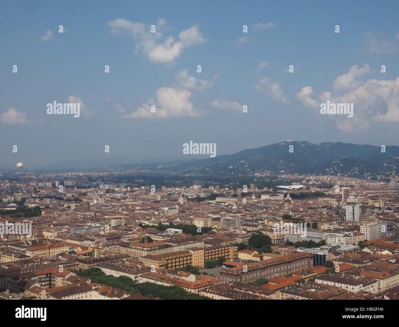 Aerial view of Turin Stock Photo - Alamy