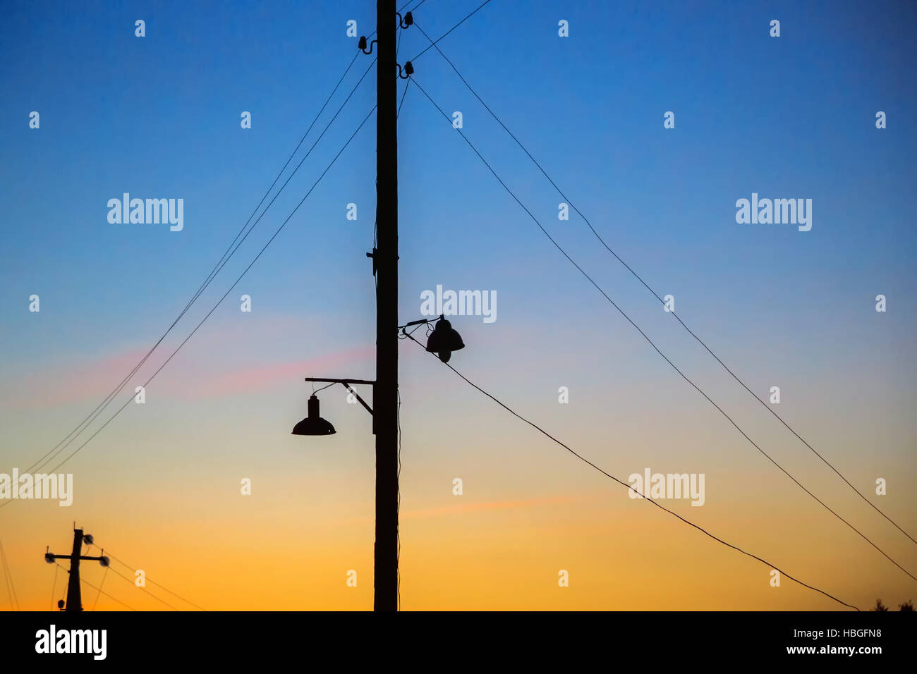 Red light poles hi-res stock photography and images - Alamy