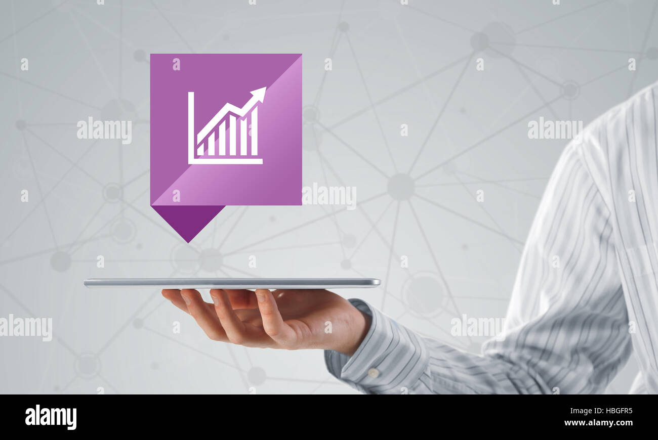 Financial application icon Stock Photo - Alamy