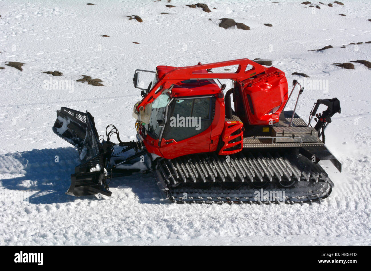 Snow Grooming Tractor High Resolution Stock Photography and Images - Alamy