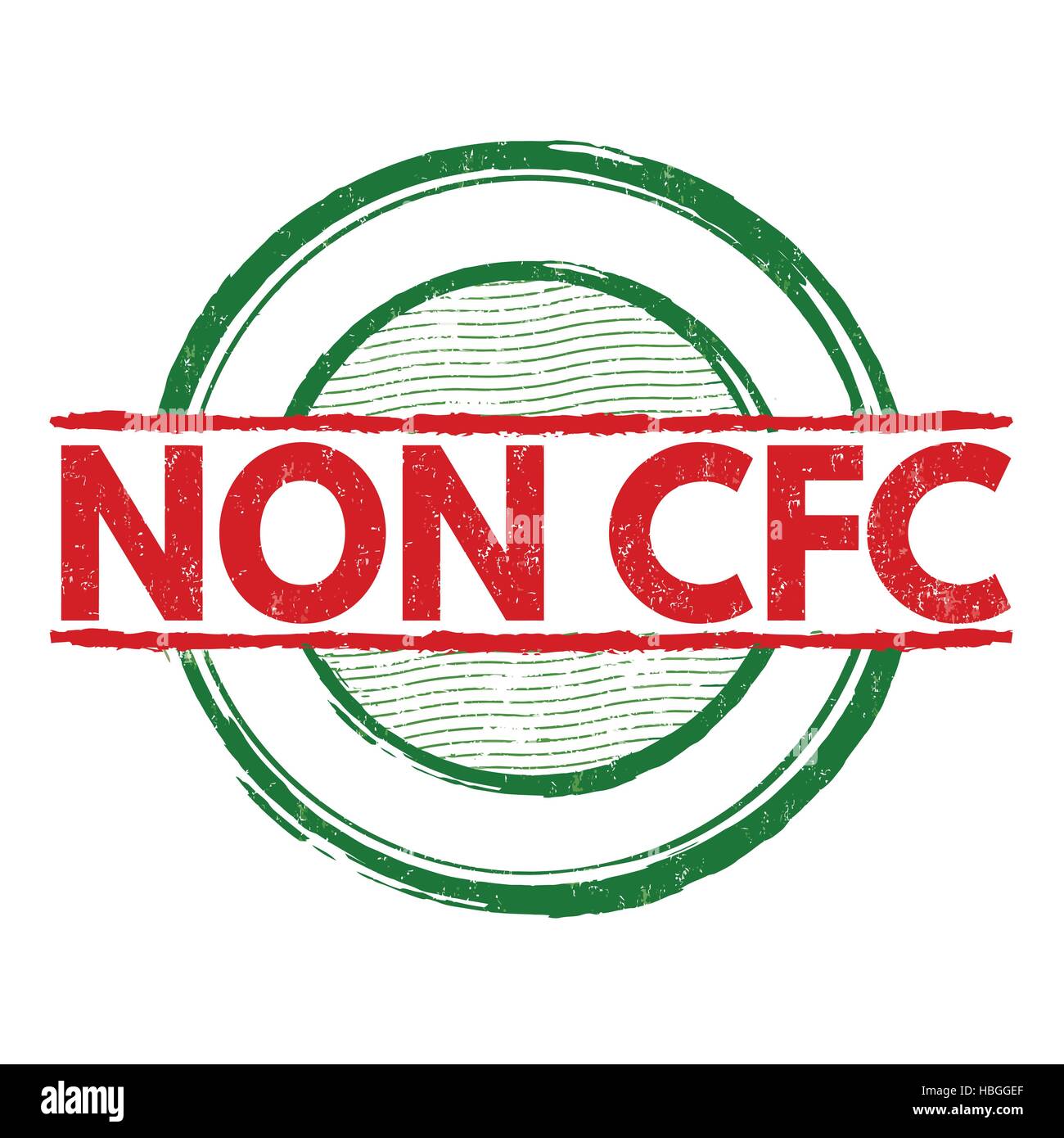 Non CFC product grunge rubber stamp on white background, vector ...