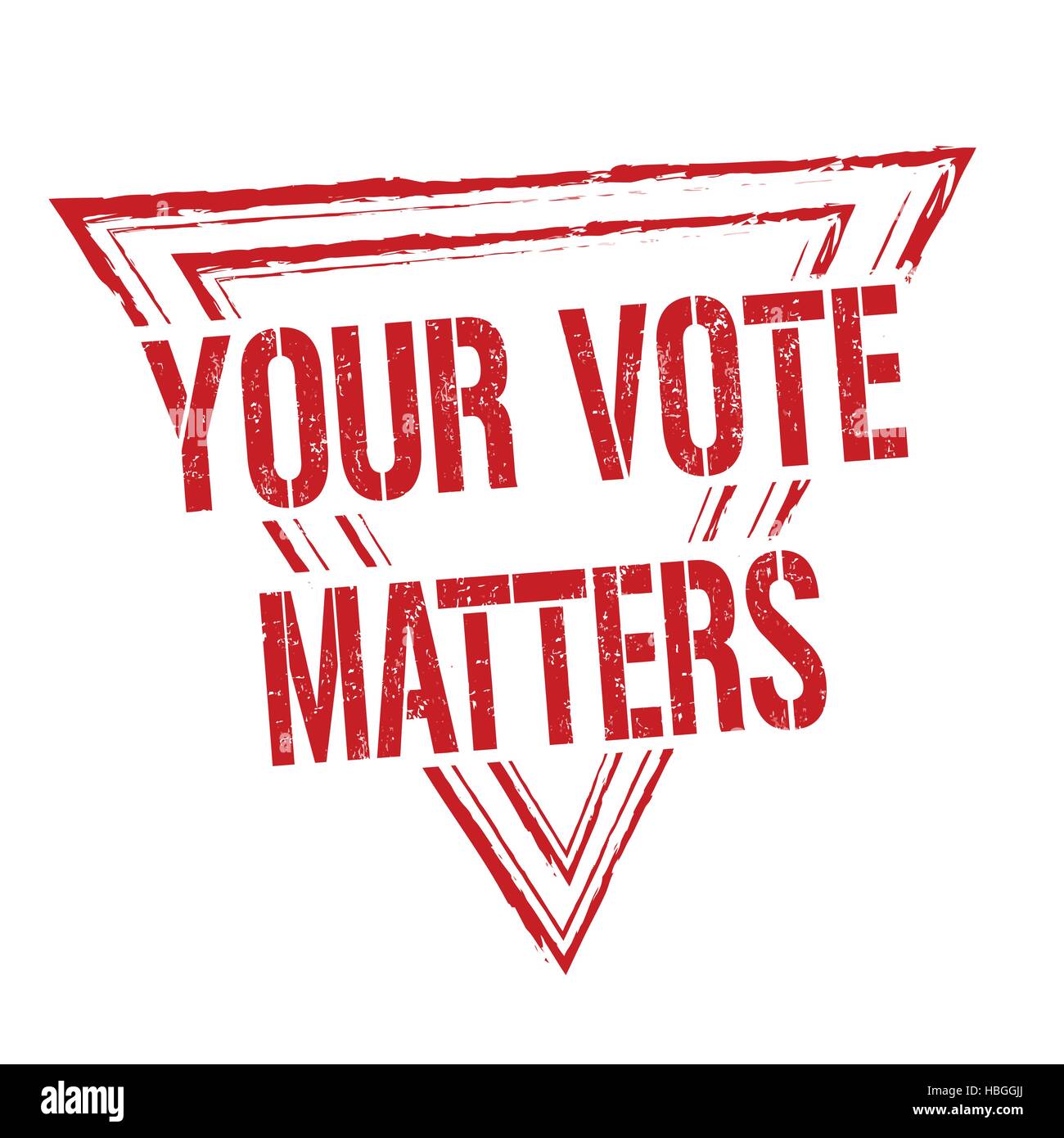 Your Vote Matters grunge rubber stamp on white background, vector illustration Stock Vector ...