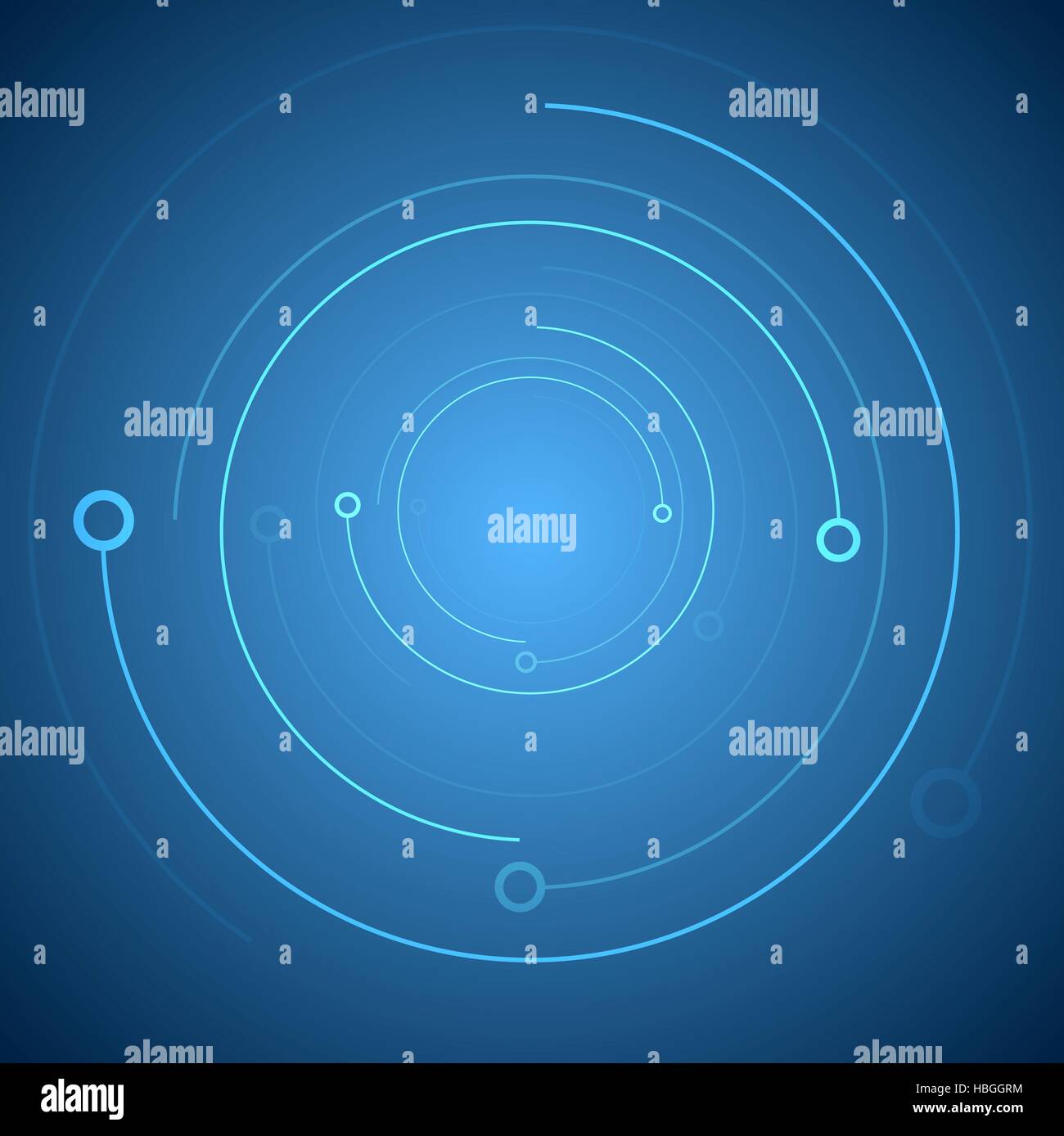 Abstract tech circle circuit board background Stock Photo - Alamy
