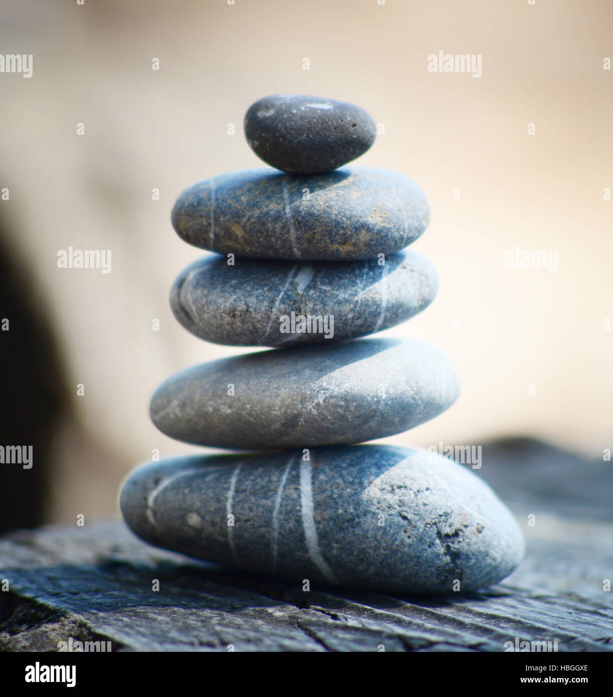 pebble stone tower Stock Photo - Alamy