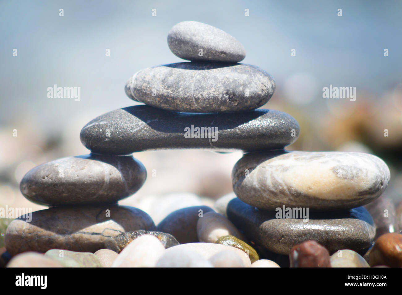 balancing stone bridge Stock Photo - Alamy
