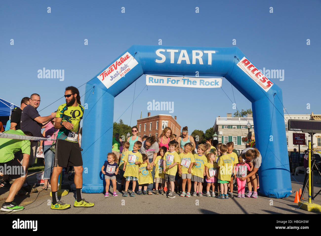 Annual 5K road race, Canajoharie, New York Stock Photo - Alamy