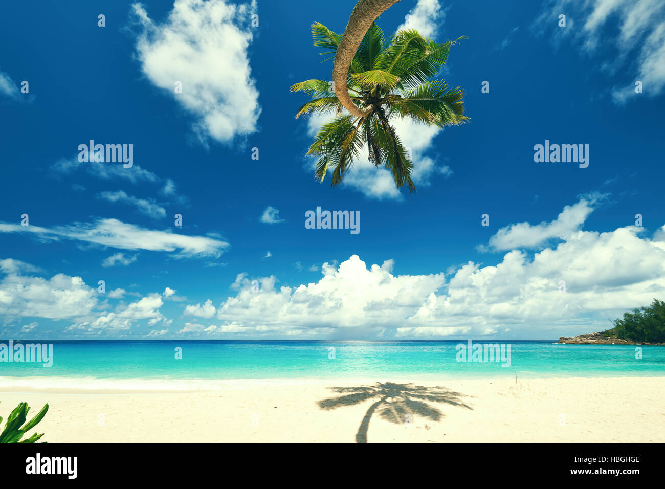 Beautiful Anse Intendance beach at Seychelles Stock Photo - Alamy