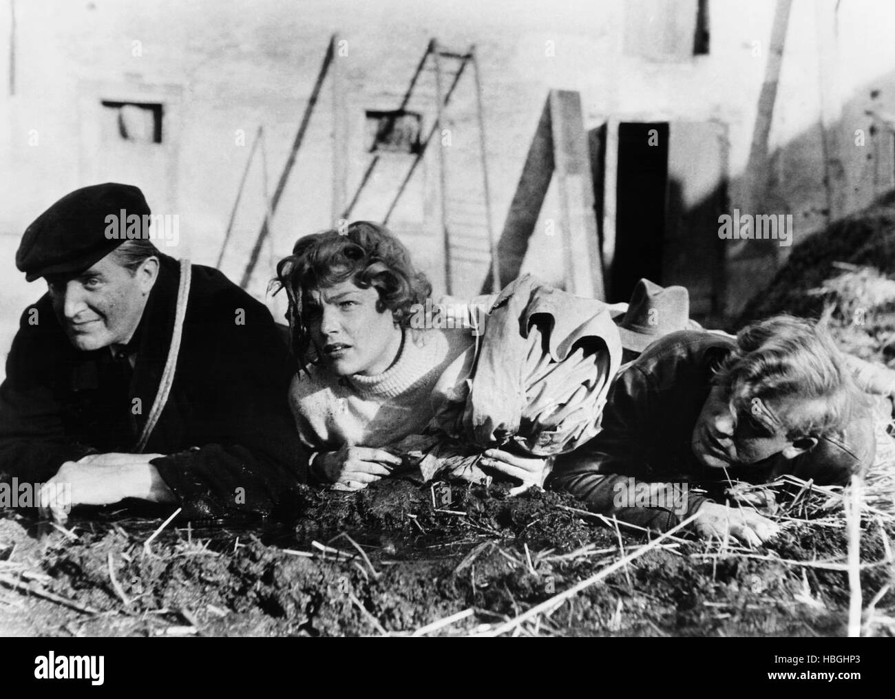 AGAINST THE WIND, from left: Jack Warner, Simone Signoret, Gordon ...