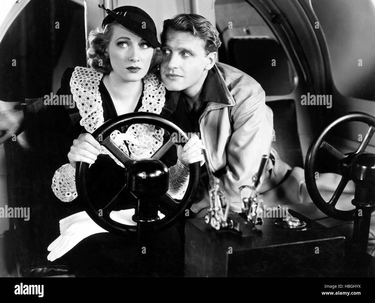 AIR HAWKS, from left, Tala Birell, Ralph Bellamy, 1935 Stock Photo - Alamy