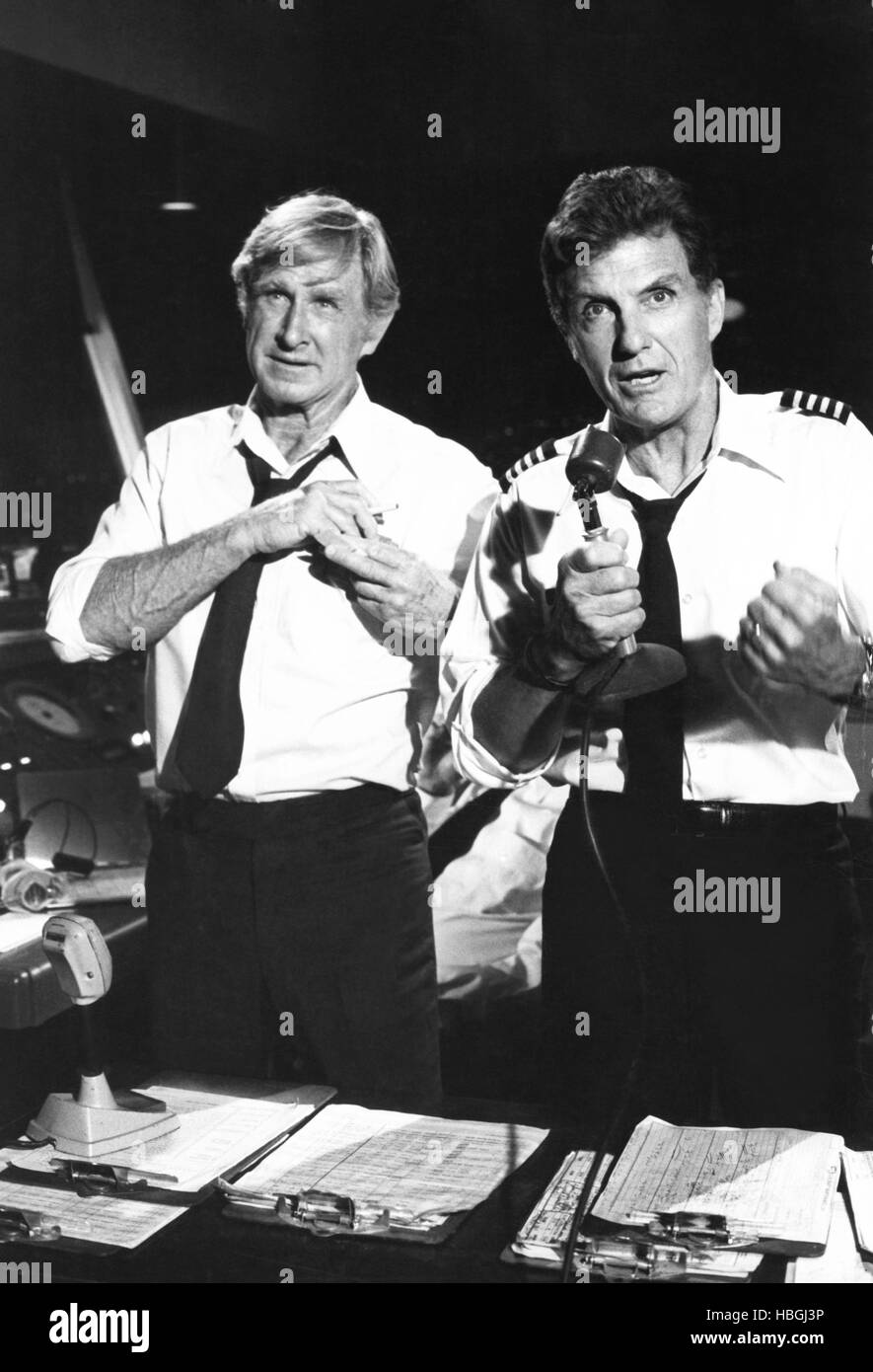 AIRPLANE!, from left: Lloyd Bridges, Robert Stack, 1980. ©Paramount ...