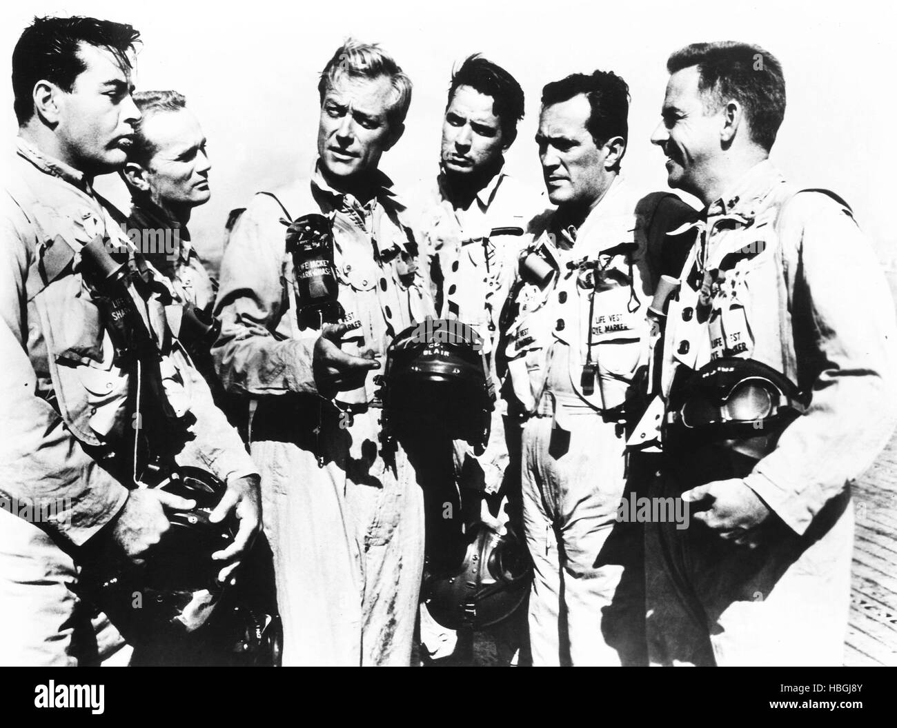 AIR STRIKE, from left: Alan Wells, John Kirby, Richard Denning, Don ...