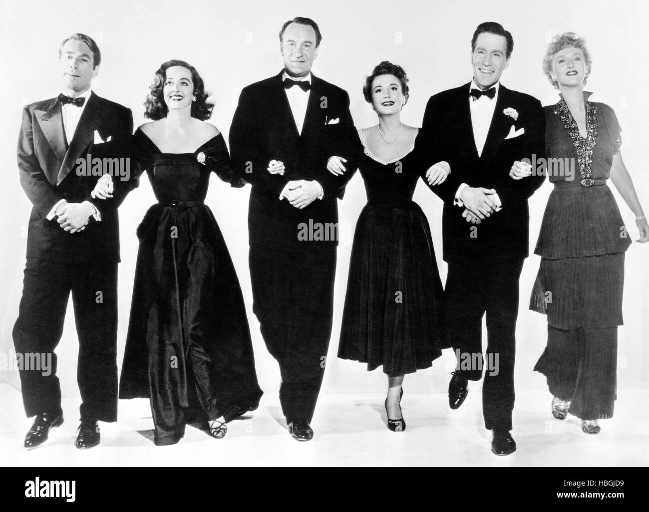 ALL ABOUT EVE, from left: Gary Merrill, Bette Davis, George Sanders ...