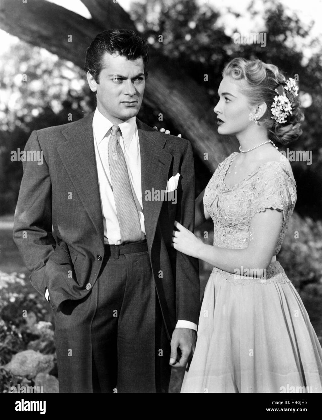 THE ALL AMERICAN, from left: Tony Curtis, Lori Nelson, 1953 Stock Photo - Alamy