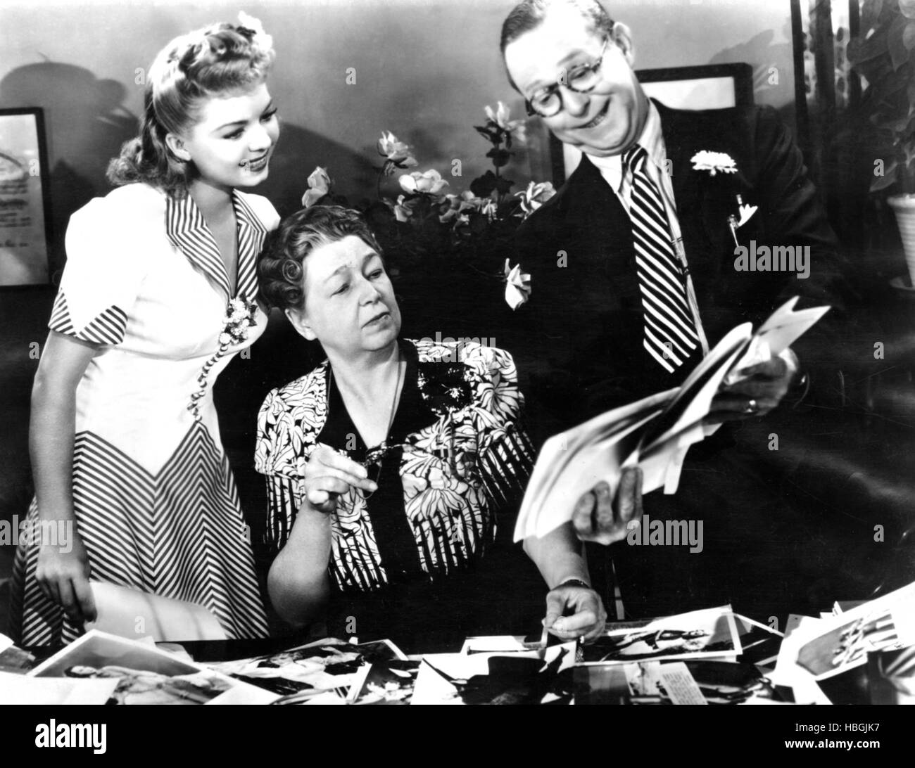 ALL AMERICAN CO-ED, from left: Frances Langford, Esther Dale, Harry ...