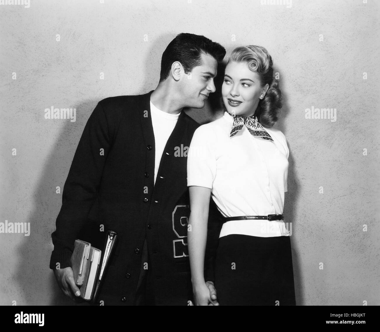 THE ALL AMERICAN, from left, Tony Curtis, Lori Nelson, 1953 Stock Photo - Alamy