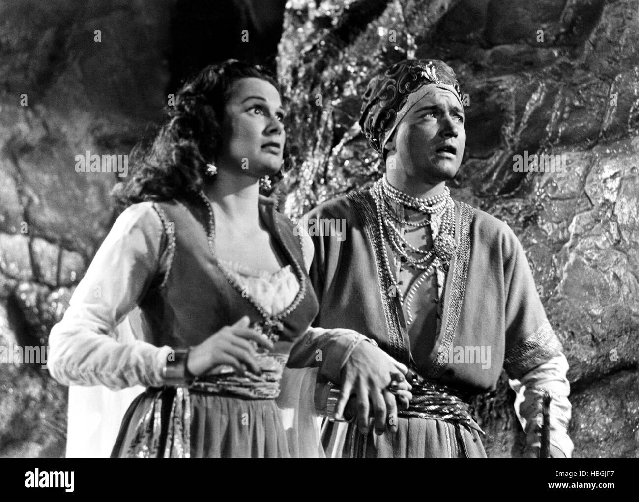 ALADDIN AND HIS LAMP, from left, Patricia Medina, Johnny Sands, 1952 ...