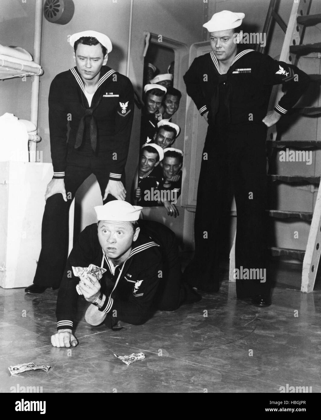 ALL ASHORE, from left: Ray McDonald, Mickey Rooney, Dick Haymes, 1953 ...