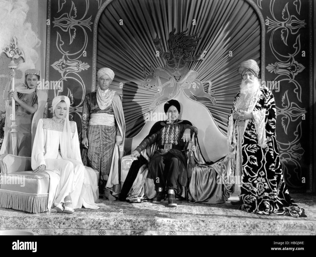 ALI BABA AND THE FORTY THIEVES, from left: Ramsay Ames, Maria Montez ...