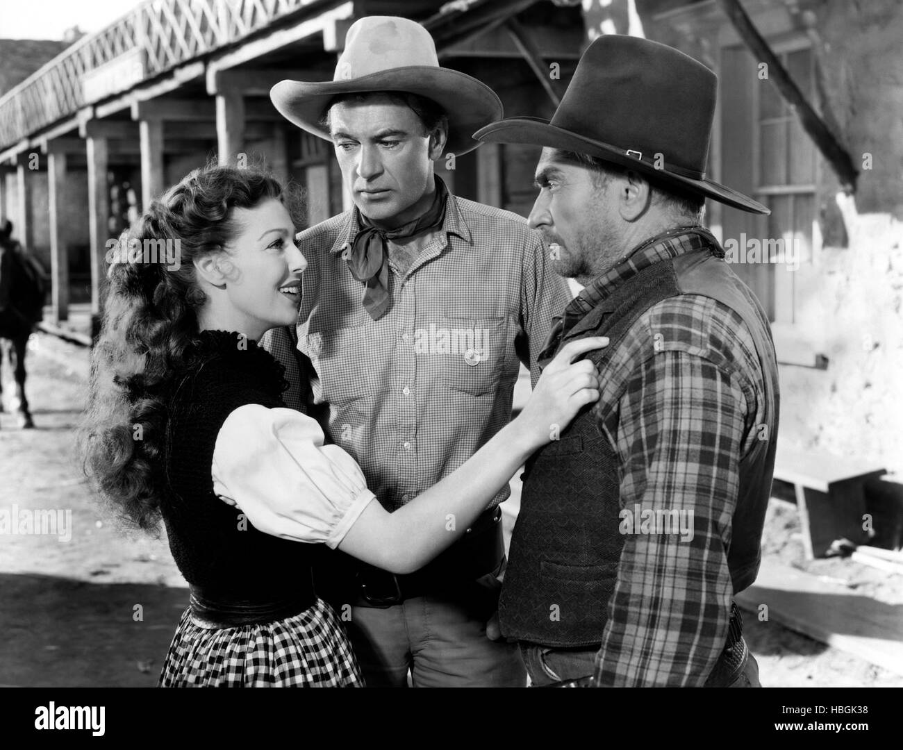 ALONG CAME JONES, Loretta Young, Gary Cooper, William Demarest, 1945 Stock Photo - Alamy