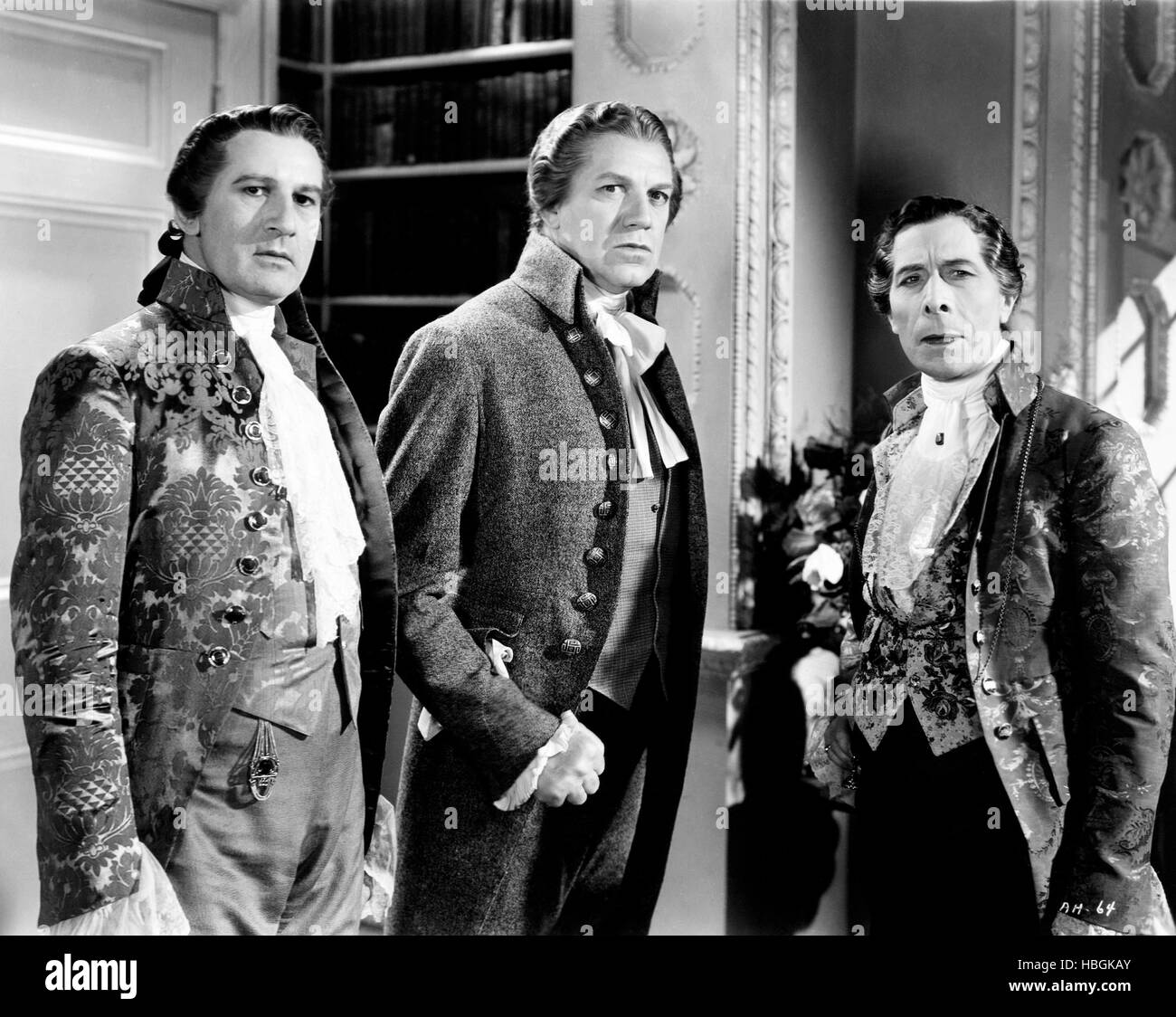 ALEXANDER HAMILTON, l-r: Morgan Wallace, Montagu Love, George Arliss, 1931 Stock Photo - Alamy
