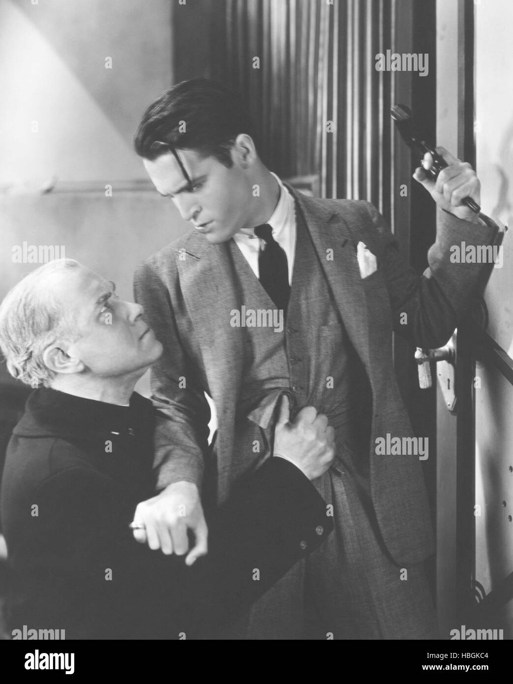 ALIBI, from left: Purnell Pratt, Chester Morris, 1929 Stock Photo - Alamy