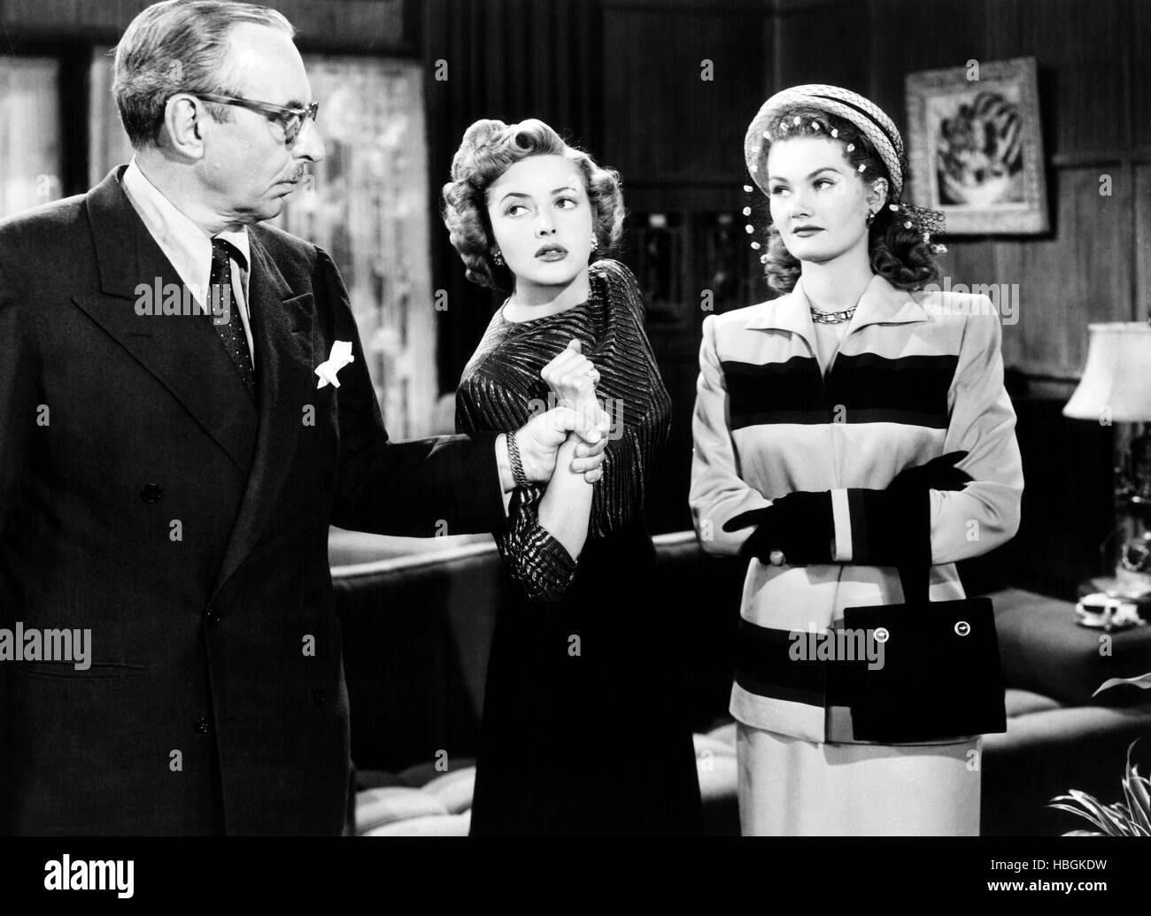 ALIMONY, from left, Douglass Dumbrille, Martha Vickers, Laurie Lind ...