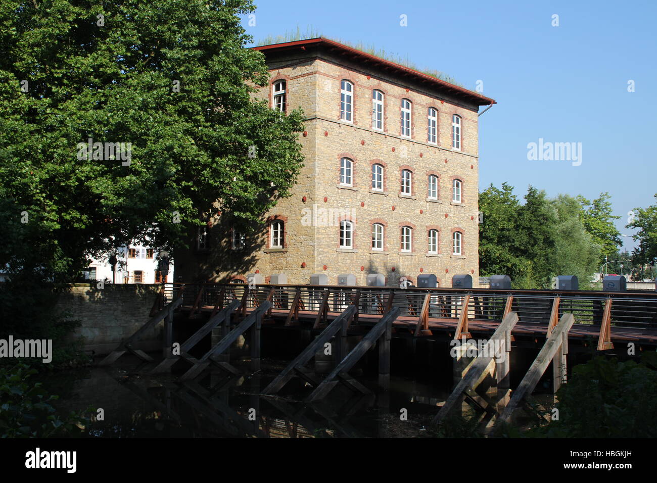 An old water mill Stock Photo - Alamy