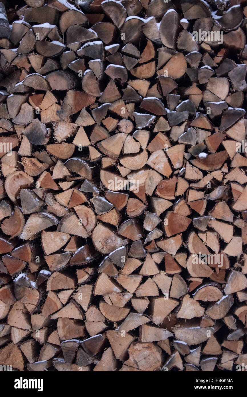 Stack of Firewood Stock Photo - Alamy