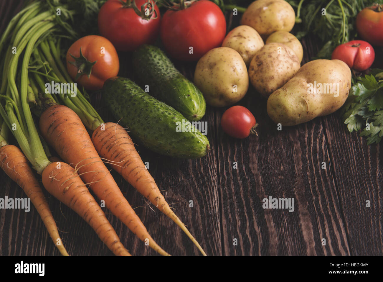 freshly grown raw vegetables Stock Photo - Alamy