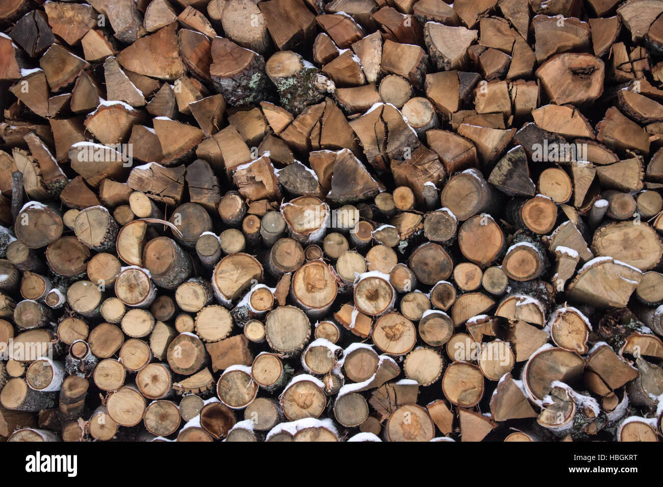 Stack of Firewood Stock Photo - Alamy