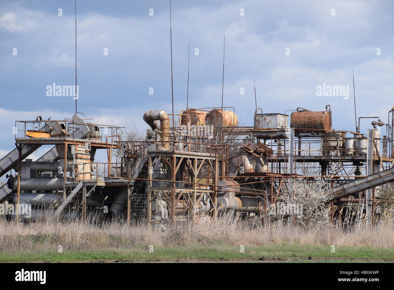 Old abandoned factory Stock Photo - Alamy