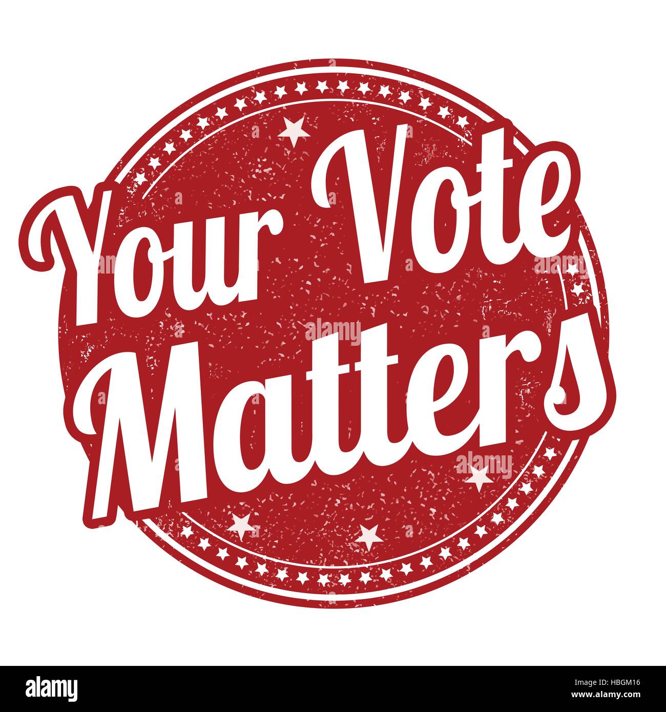 Your Vote Matters grunge rubber stamp on white background, vector illustration Stock Vector ...