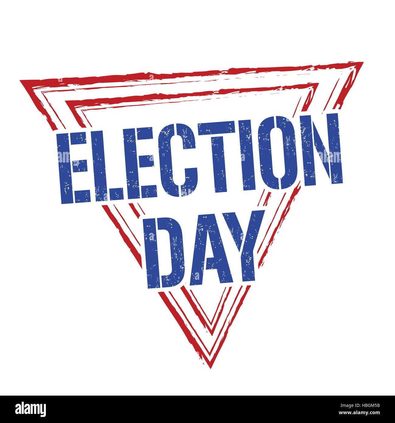 Election Day grunge rubber stamp on white background, vector ...
