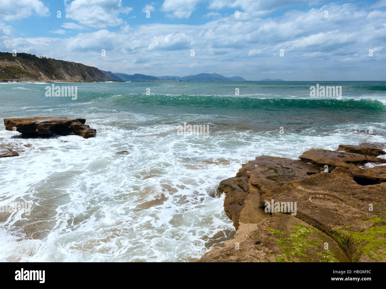 Azkorri beach hi-res stock photography and images - Alamy