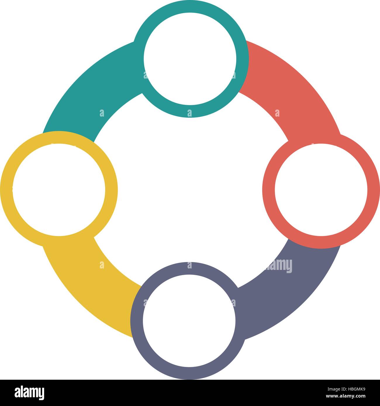 teamwork around symbol icon vector illustration design Stock Vector ...