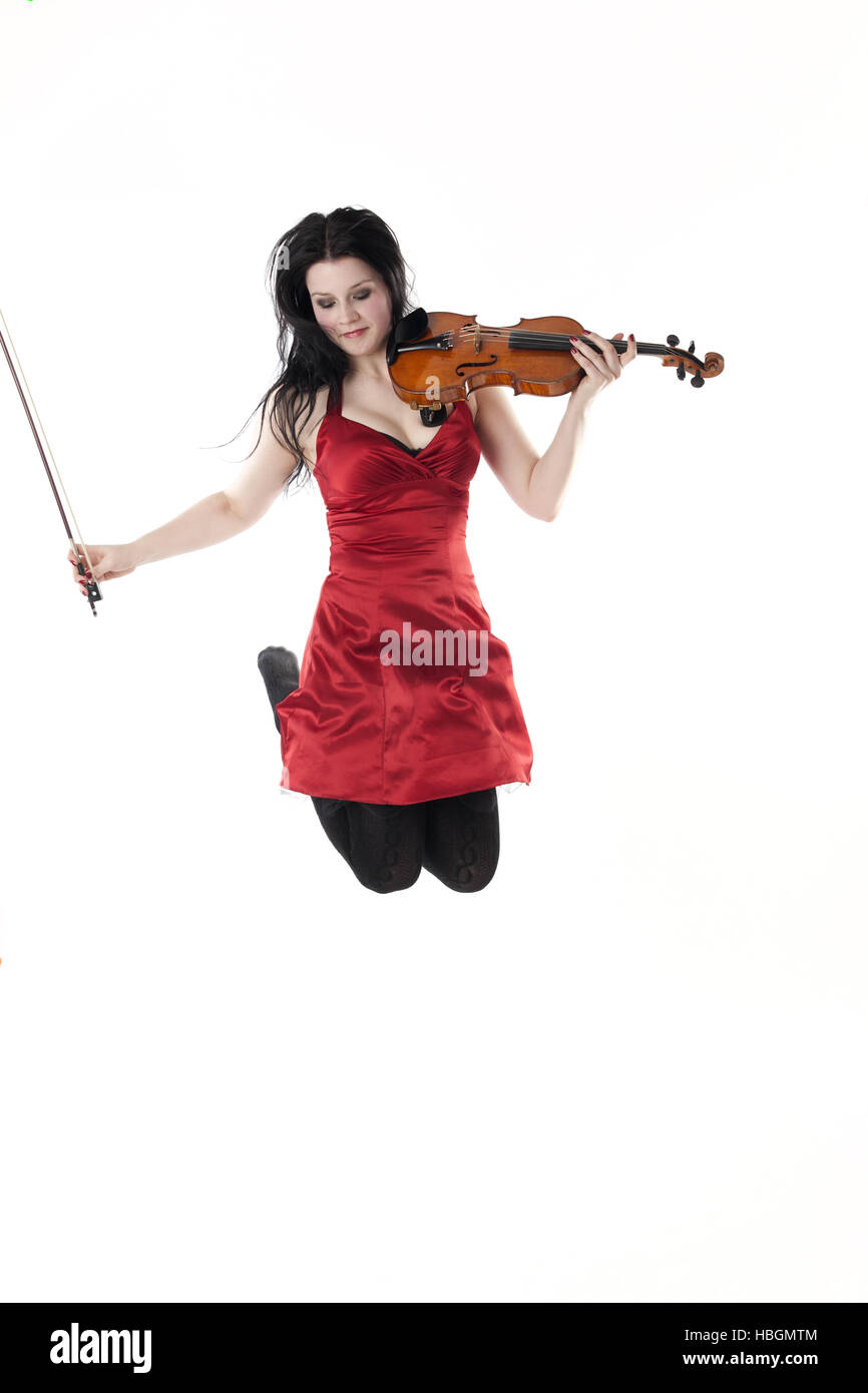 Female young red hi-res stock photography and images - Alamy